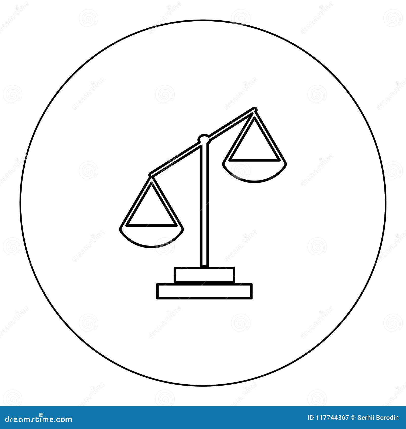 Legal Scales Of Justice Clip Art Sketch Coloring Page