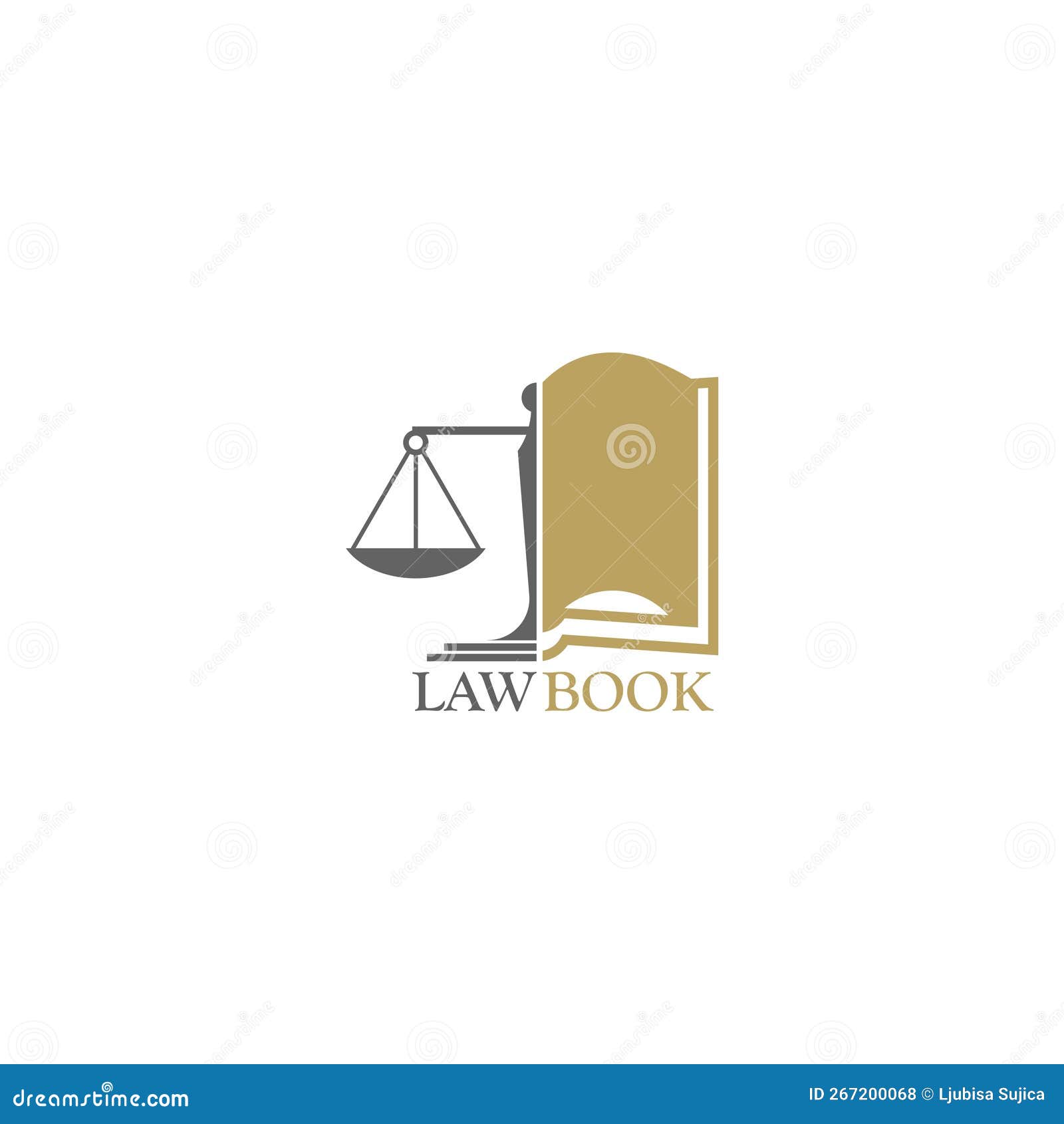 Law Scale Logo Design Isolated on White Background Stock Vector ...