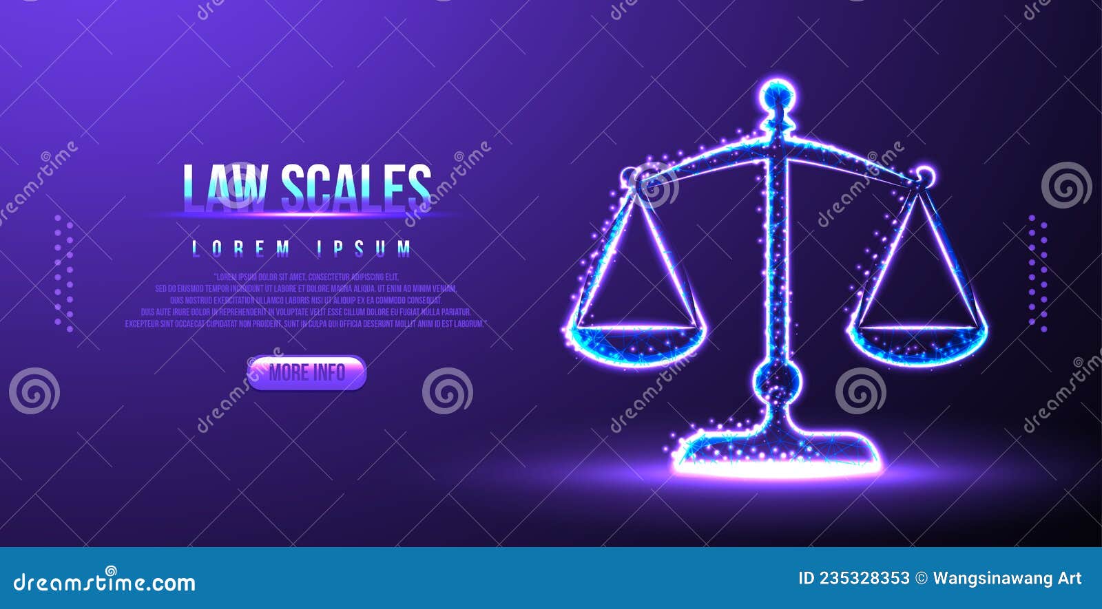Law Scales, Judge Balance, Low Poly Wireframe Stock Vector ...