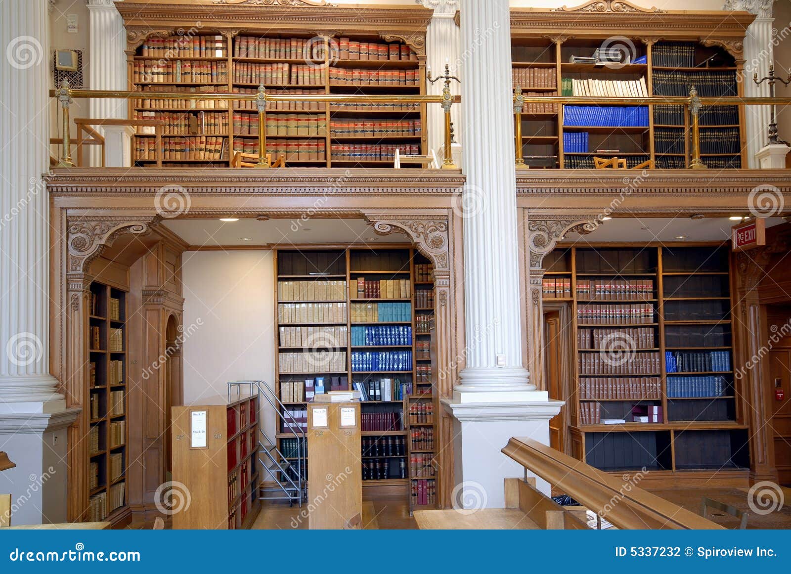 Law school library stock photo. Image of attorney, yellow - 5337232