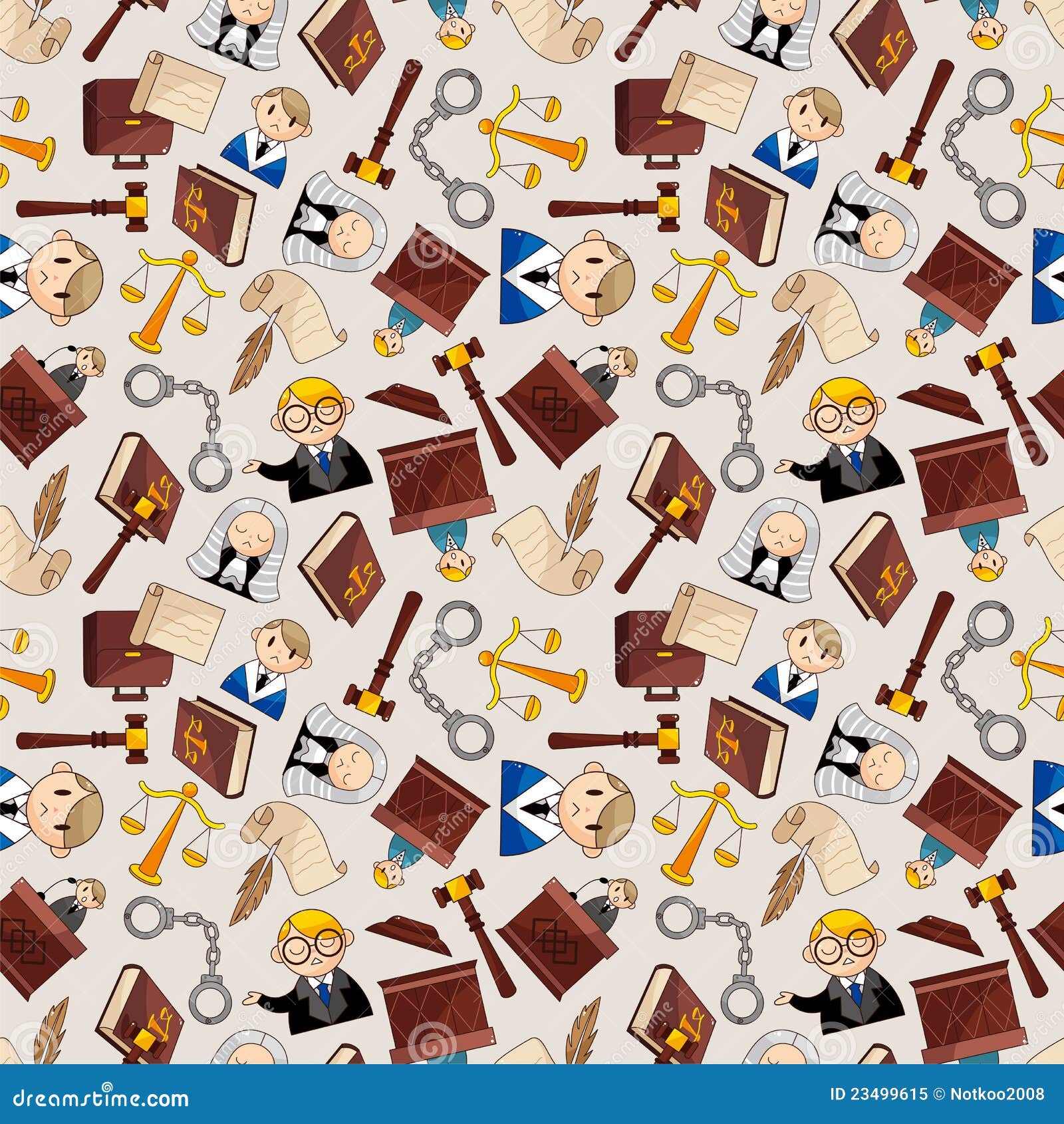 Law seamless pattern stock vector. Illustration of judgment - 23499615