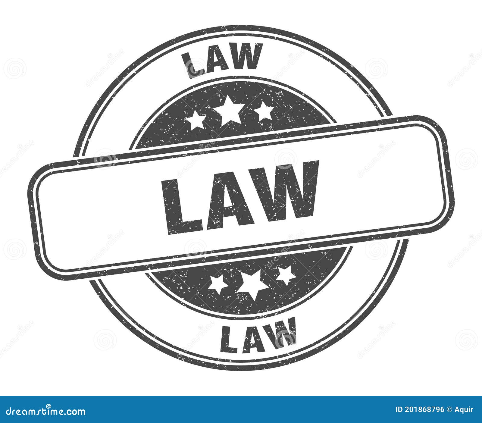 Law Stamp. Law Round Grunge Sign Stock Vector - Illustration of seal ...