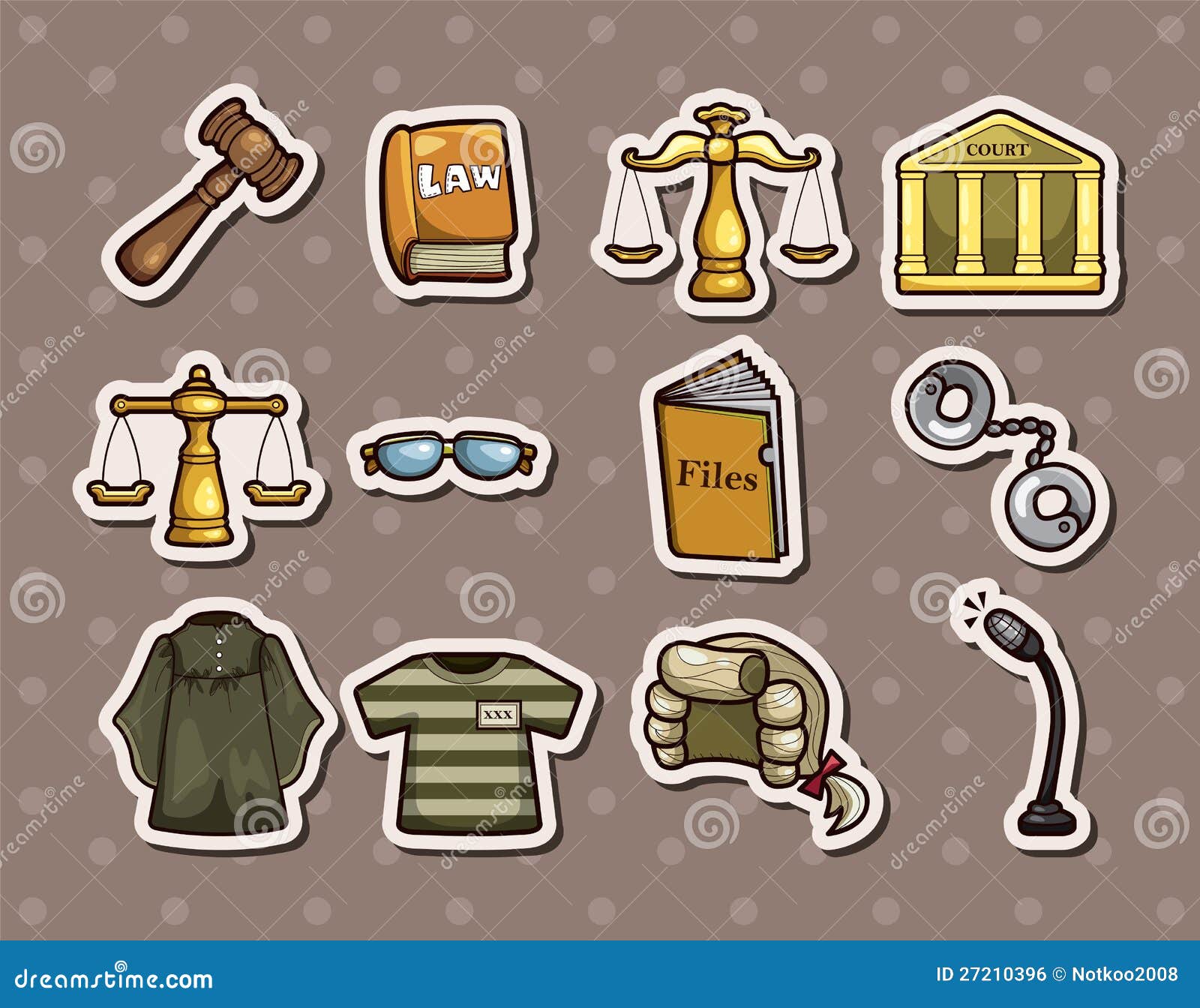 Law stickers stock vector. Illustration of defense, briefcase - 27210396