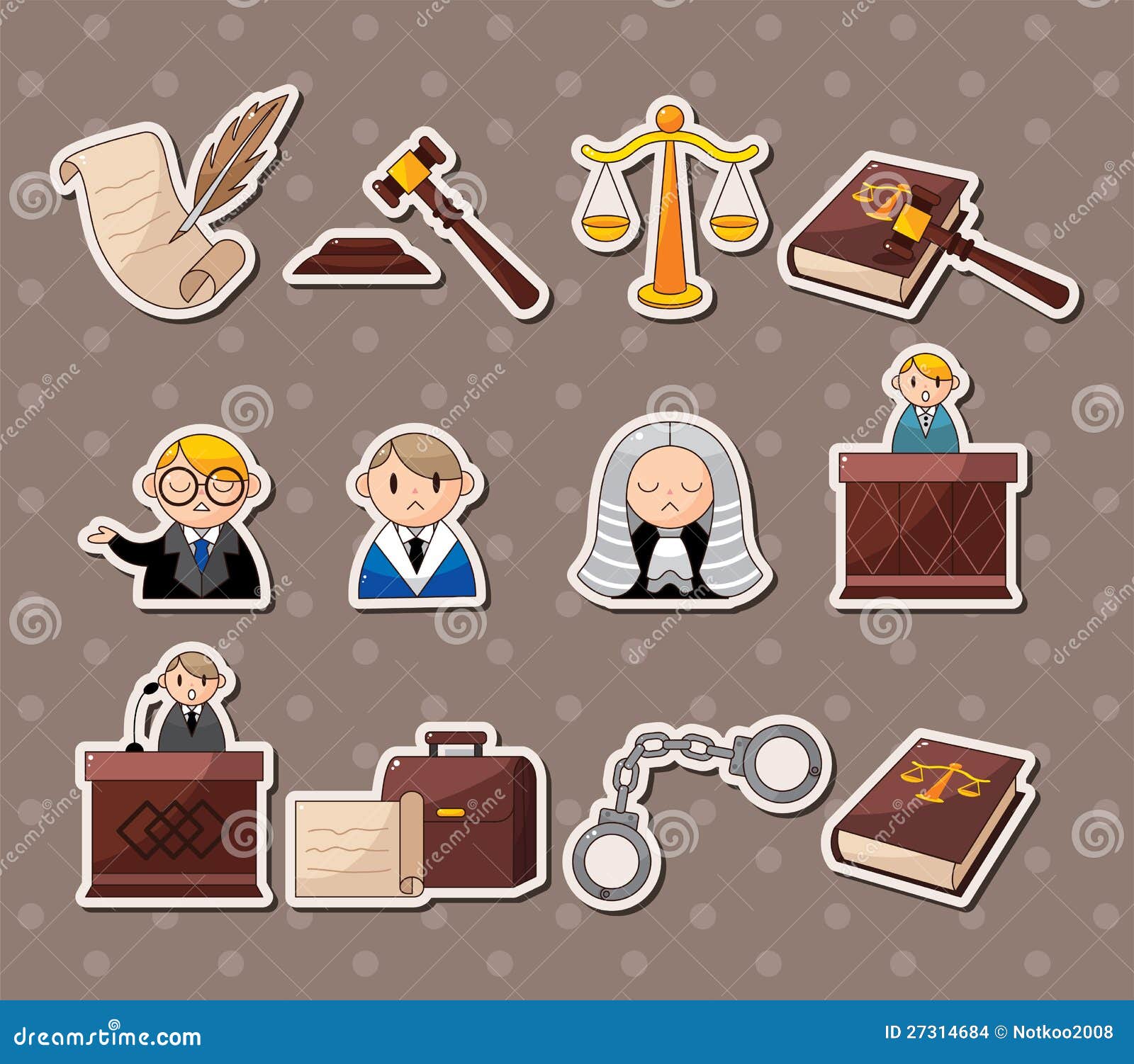 Law stickers stock vector. Illustration of protection - 27314684