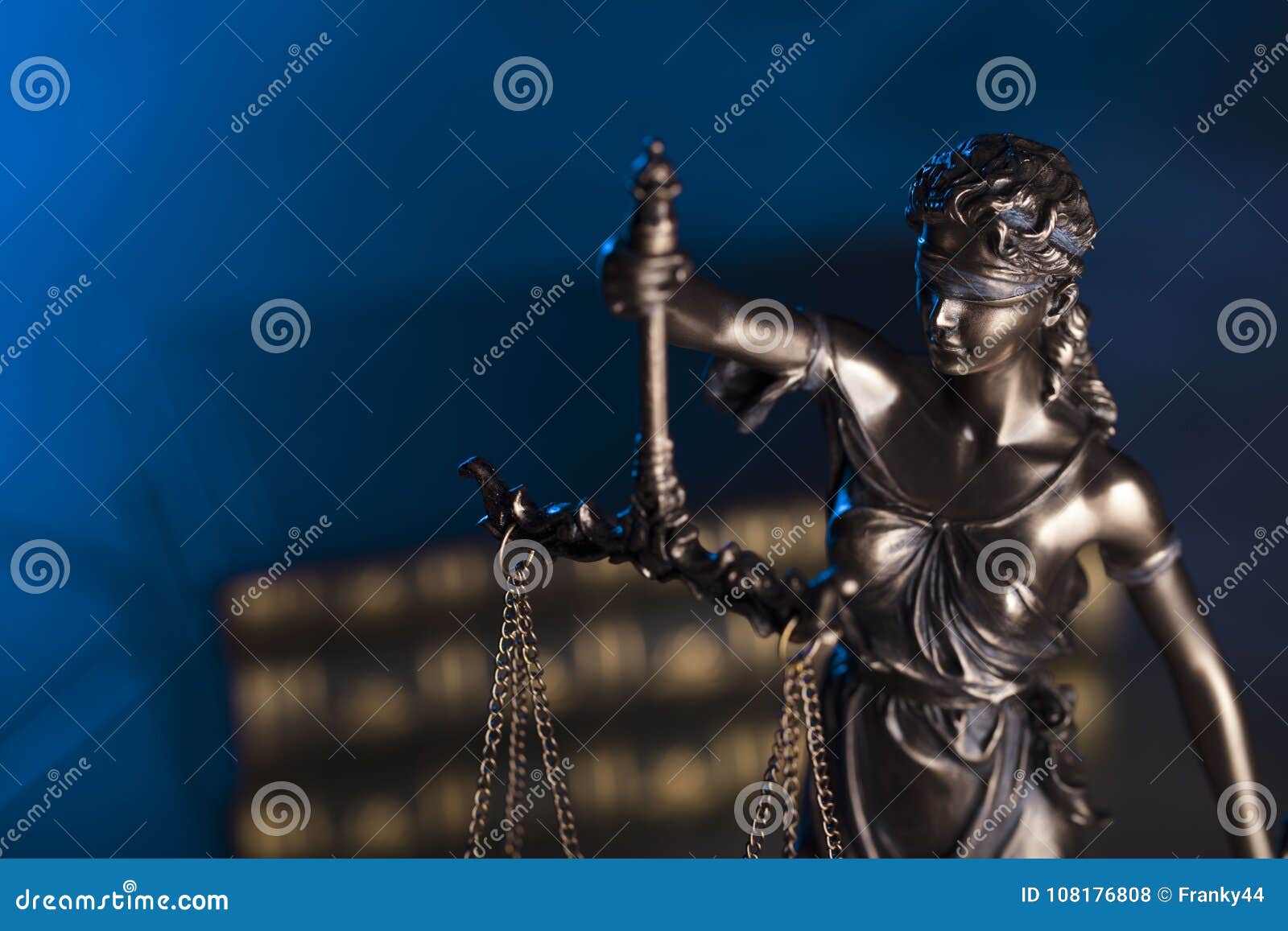 Law Theme. Blind Justice Symbol - Themis. Stock Photo | CartoonDealer ...