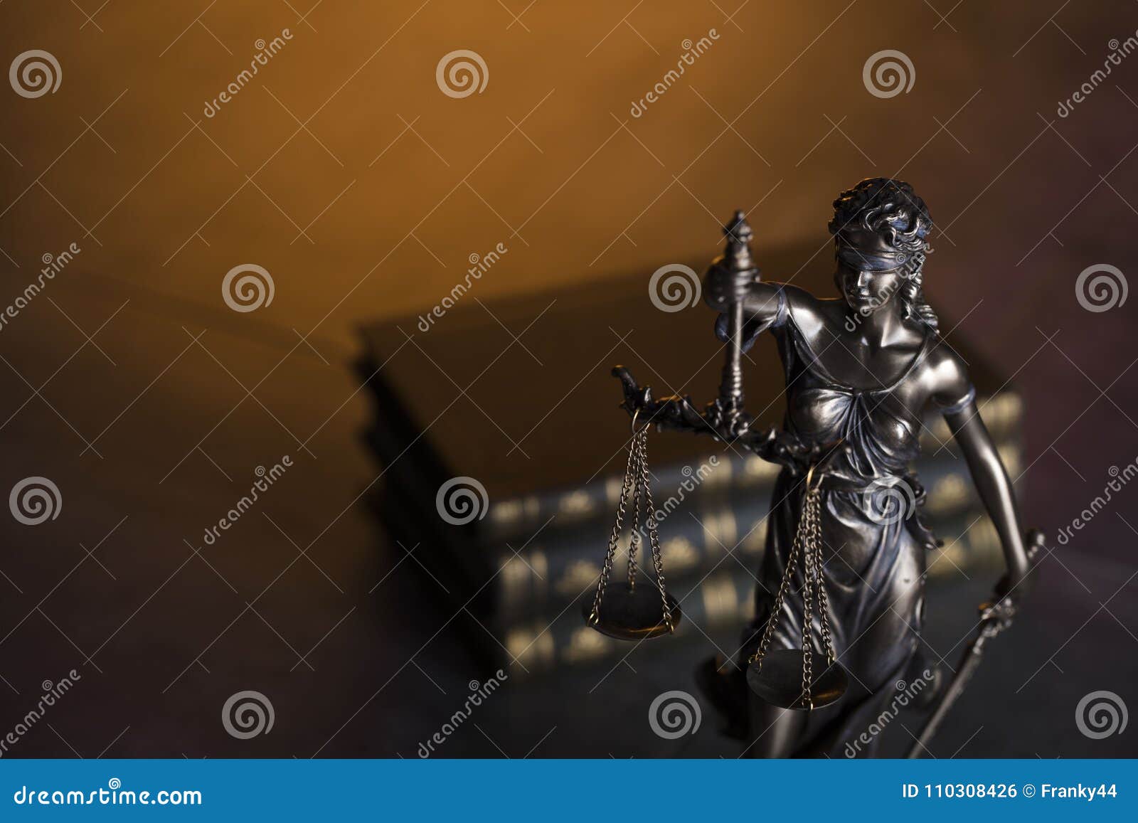 Law Theme. Blind Justice Symbol - Themis. Stock Photo - Image of ...