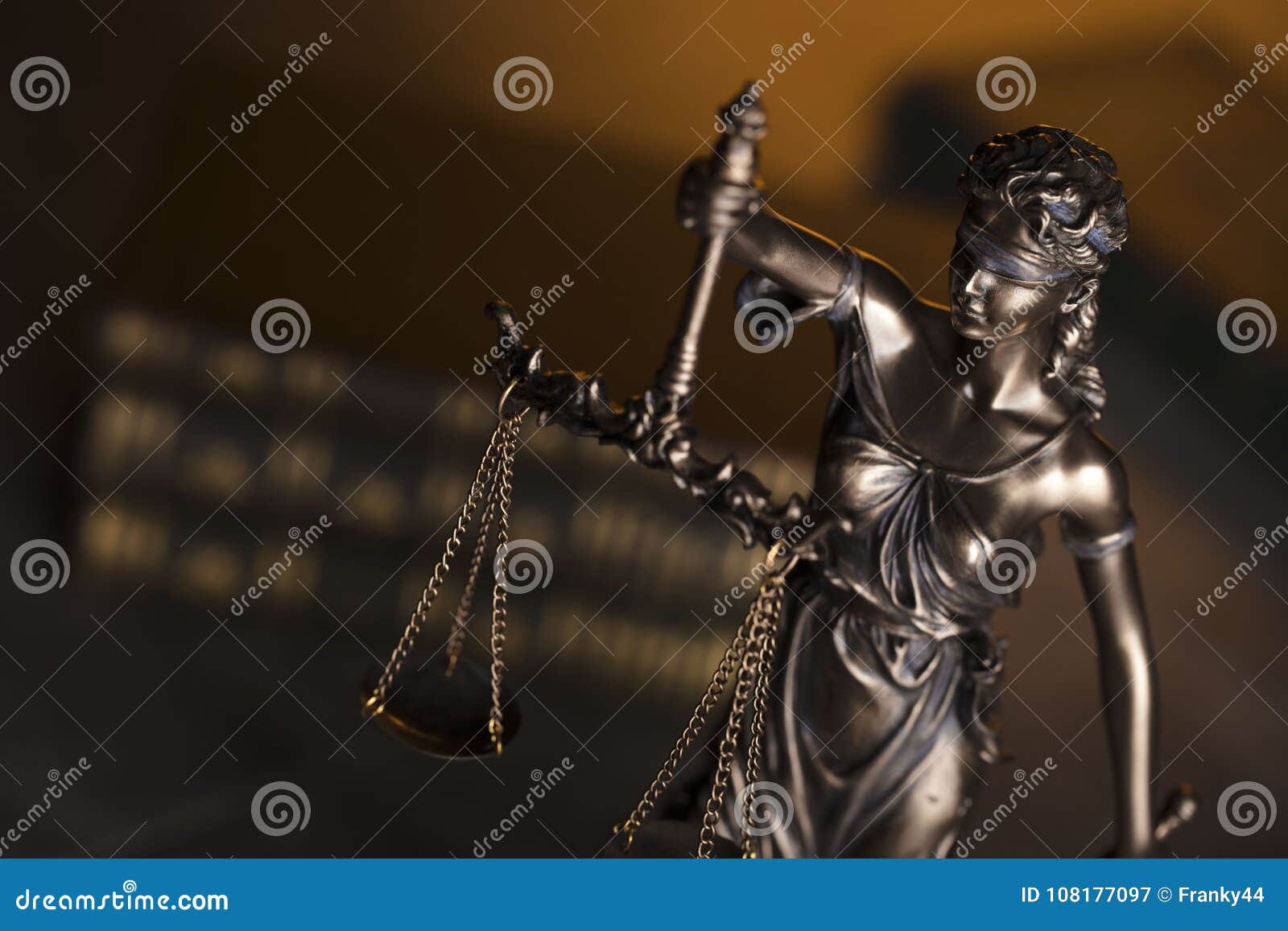 Law Theme. Blind Justice Symbol - Themis. Stock Photo | CartoonDealer ...