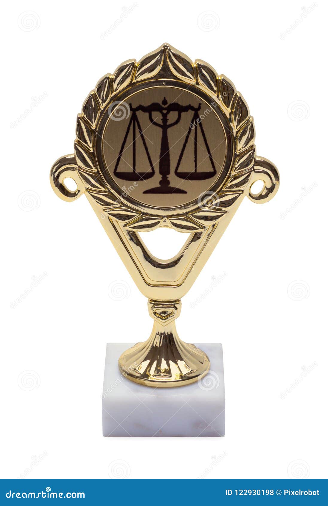 Law Trophy stock photo. Image of award, legal, gold - 122930198