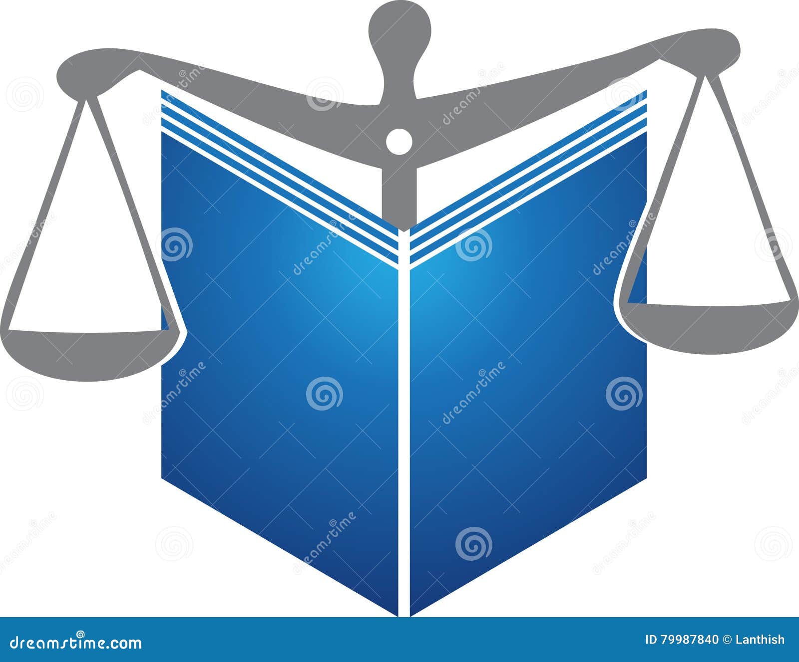 Law Weighing Machine with Law Book Stock Vector - Illustration of ...