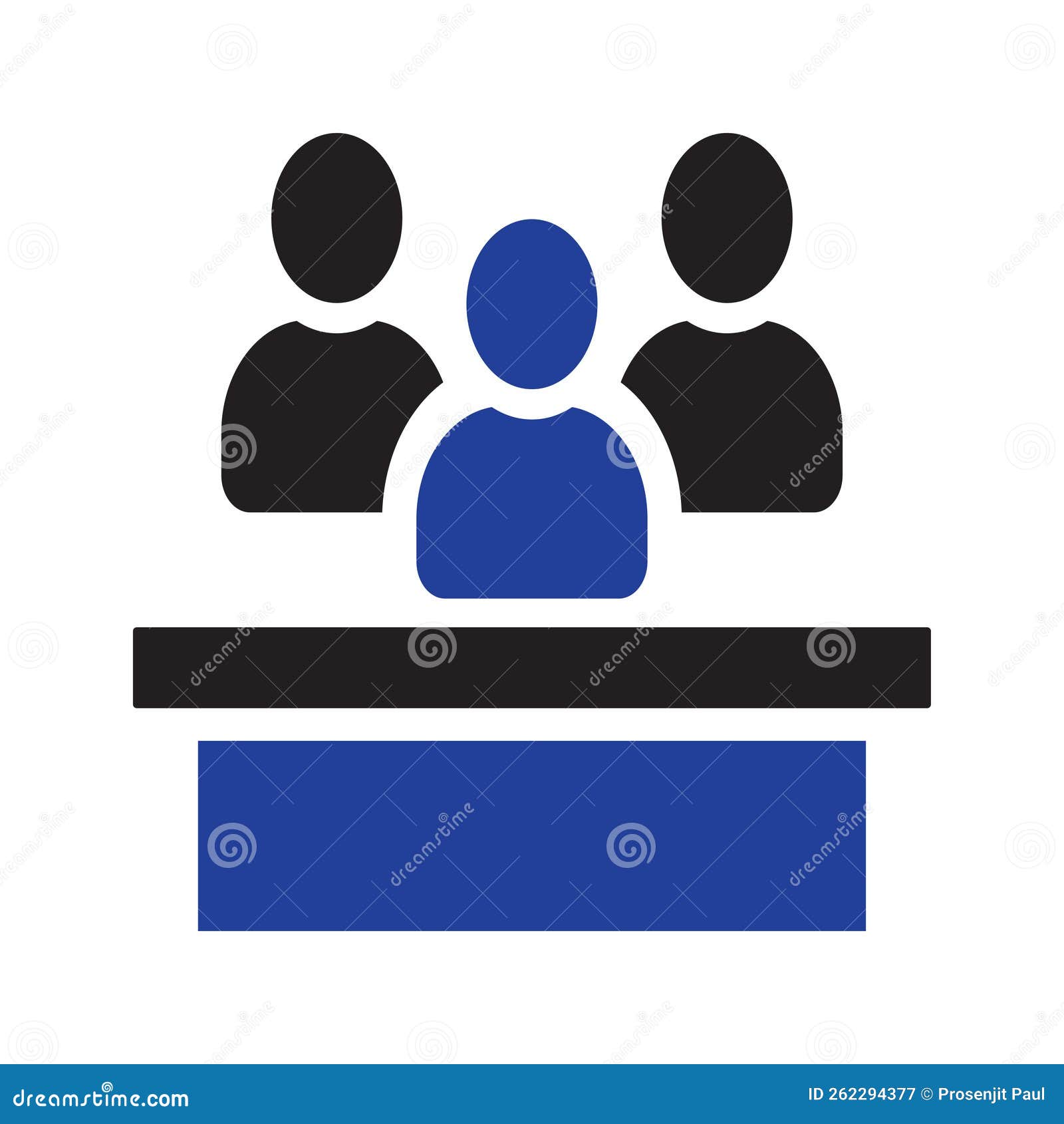 Law Witness Box And Witness Icon Cartoon Vector | CartoonDealer.com ...
