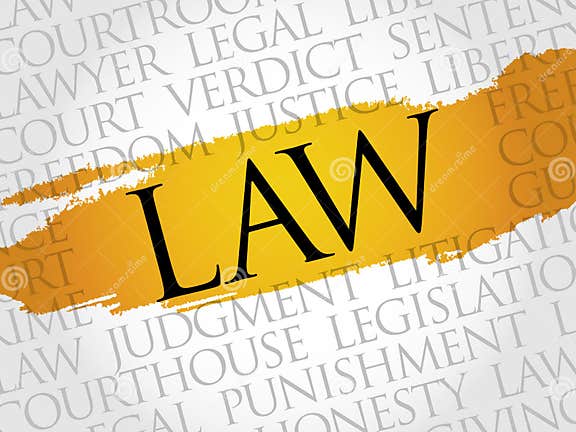 Law word cloud stock illustration. Illustration of cloud - 200423852