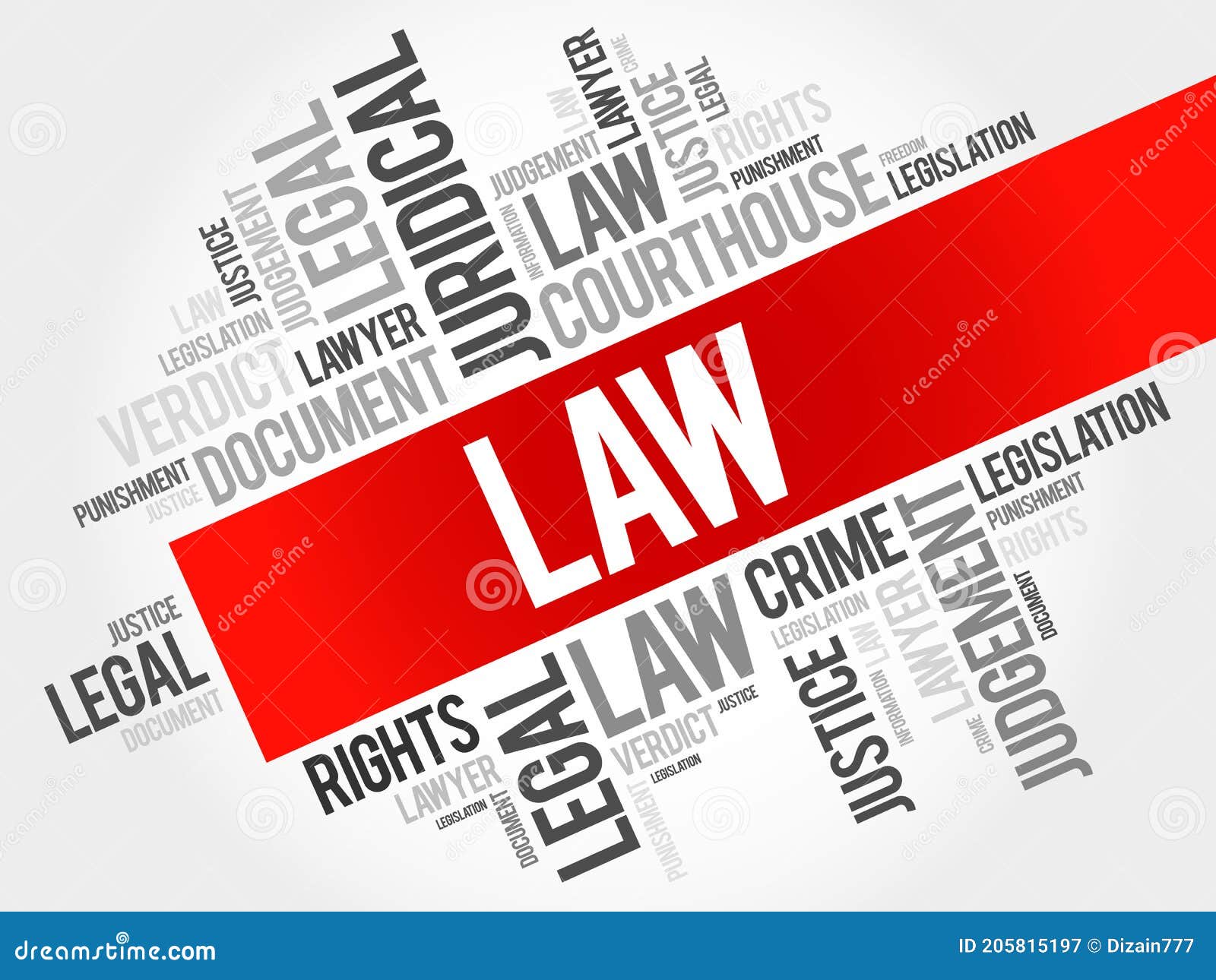 Law word cloud stock illustration. Illustration of association - 205815197