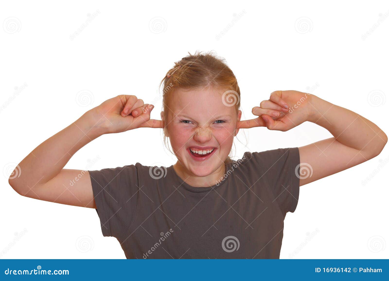 Lawaai stock foto. Image of portret, hoor, stilte, doof - 16936142