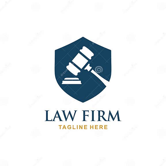 Gavel logo design stock vector. Illustration of balance - 269540183