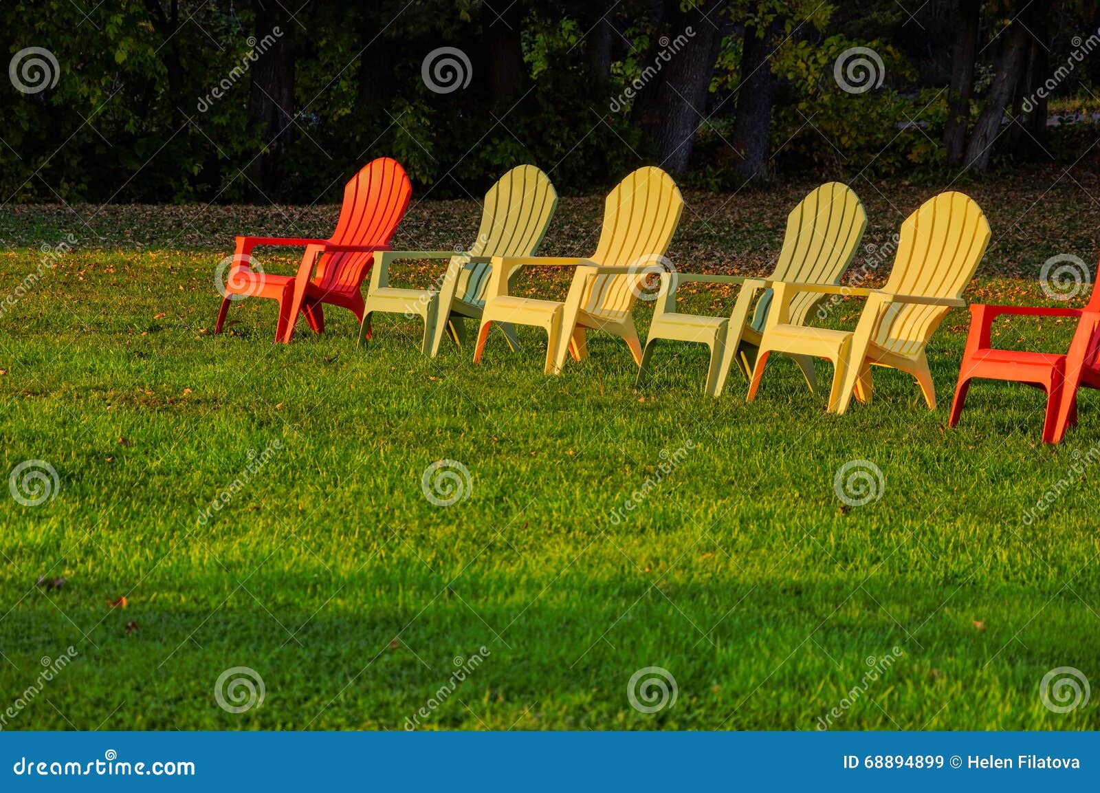 Lawn chairs stock image. Image of outdoors, summer, background - 68894899