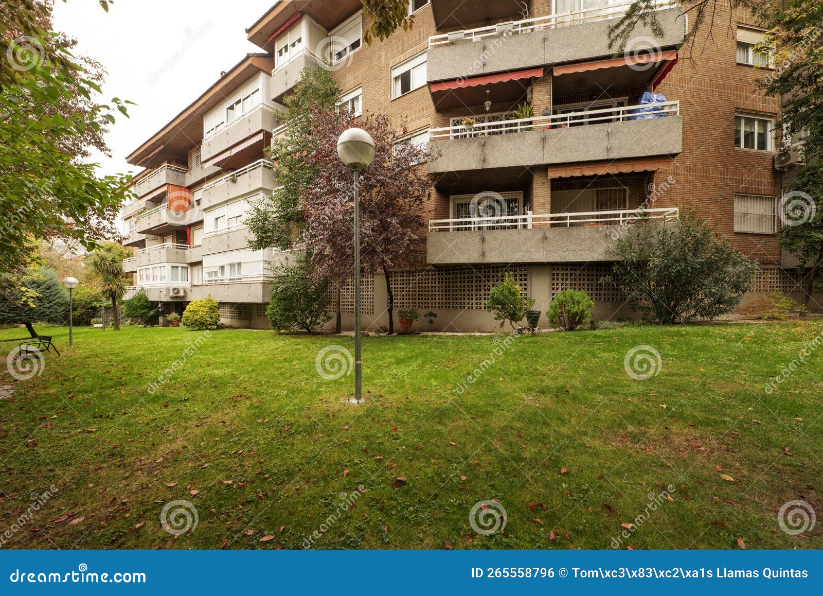 Lawn Garden of Common Areas of an Urbanization with Common Areas with ...