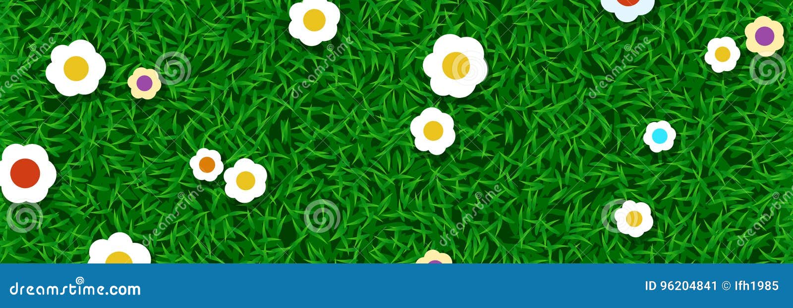 Lawn Grass Dots Texture Seamless Pattern Stock Photography ...