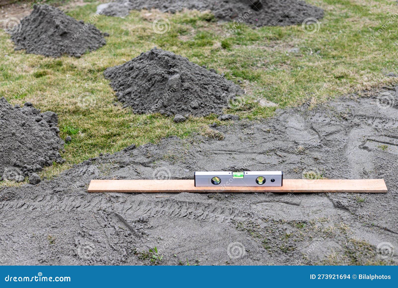 Spirit Leveling Tool Laying On A White Isolated Background Royalty-Free ...