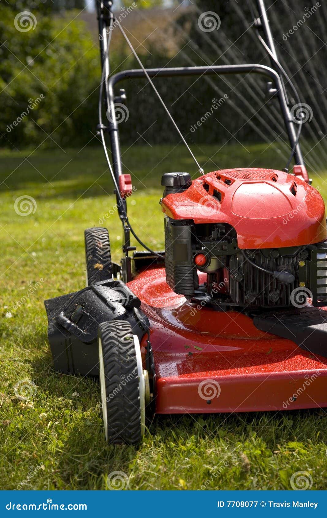 Lawn Mower stock image. Image of grass, landscaping, tool - 7708077