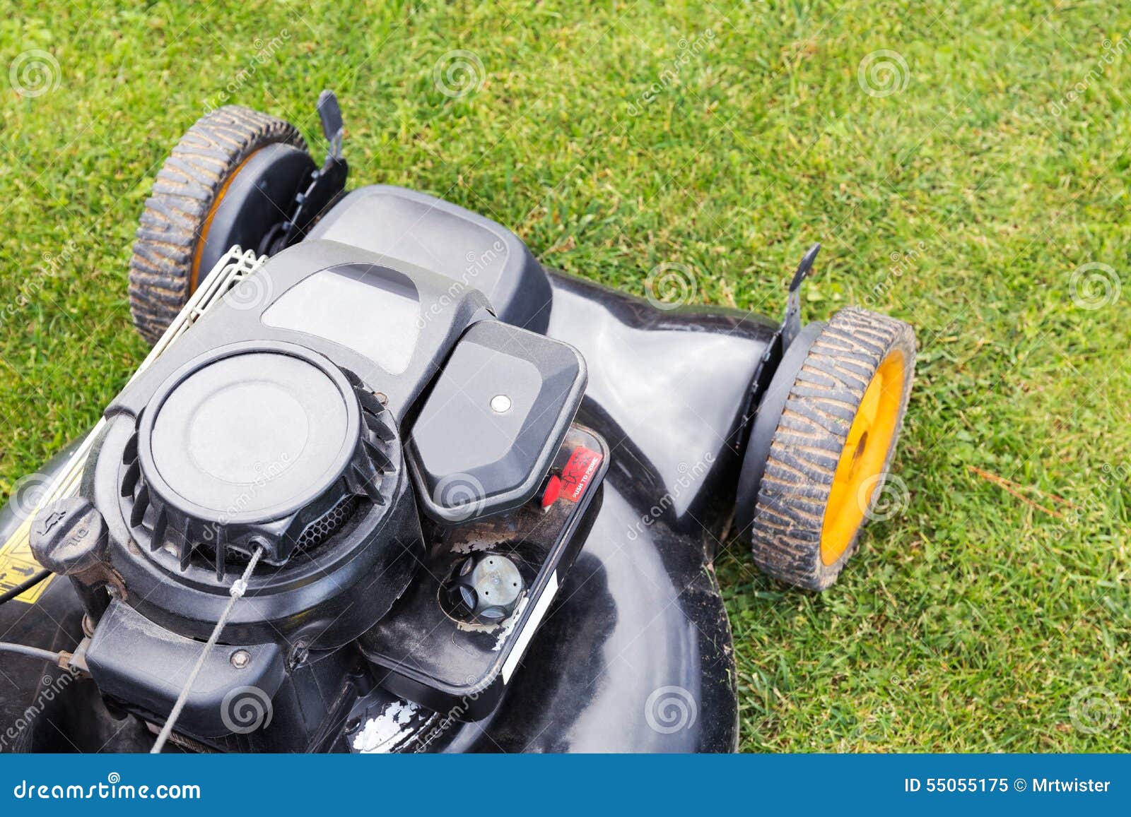 Lawn mower closeup stock image. Image of mower, cutter - 55055175