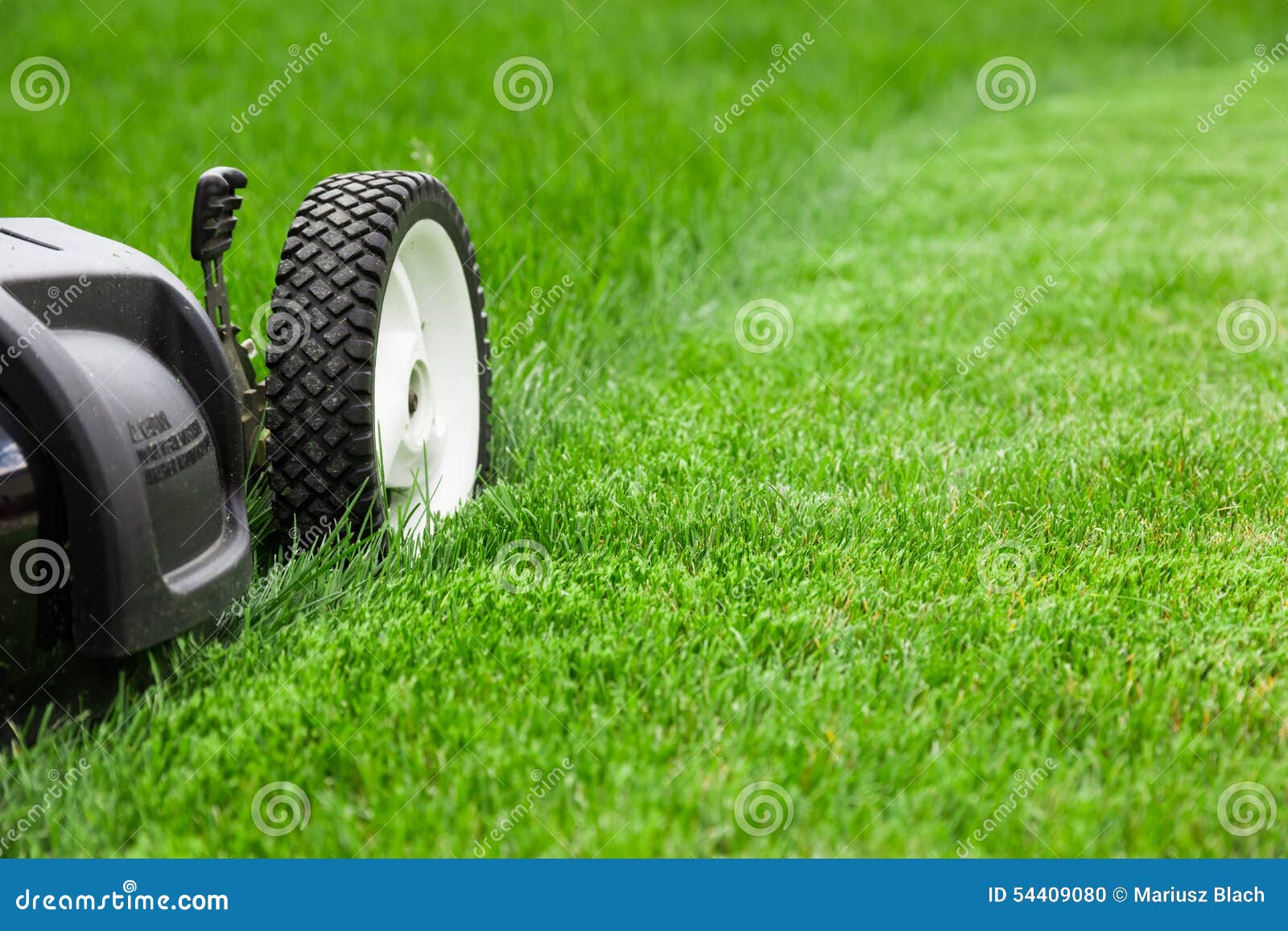 Lawn mower stock photo. Image of outdoors, cutting, garden - 54409080