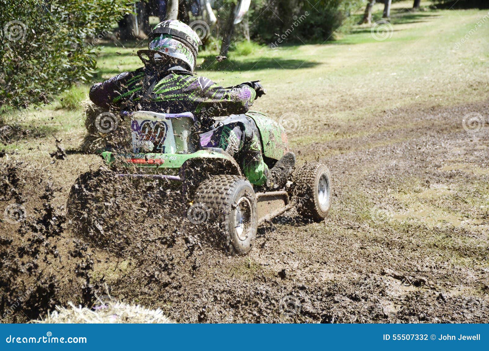Lawn Mower editorial photography. Image of trees, water - 55507332