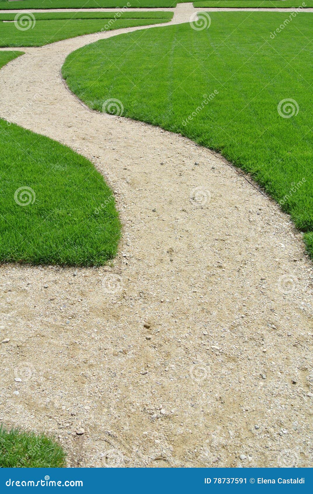 Lawn and path stock image. Image of guide, deviation - 78737591