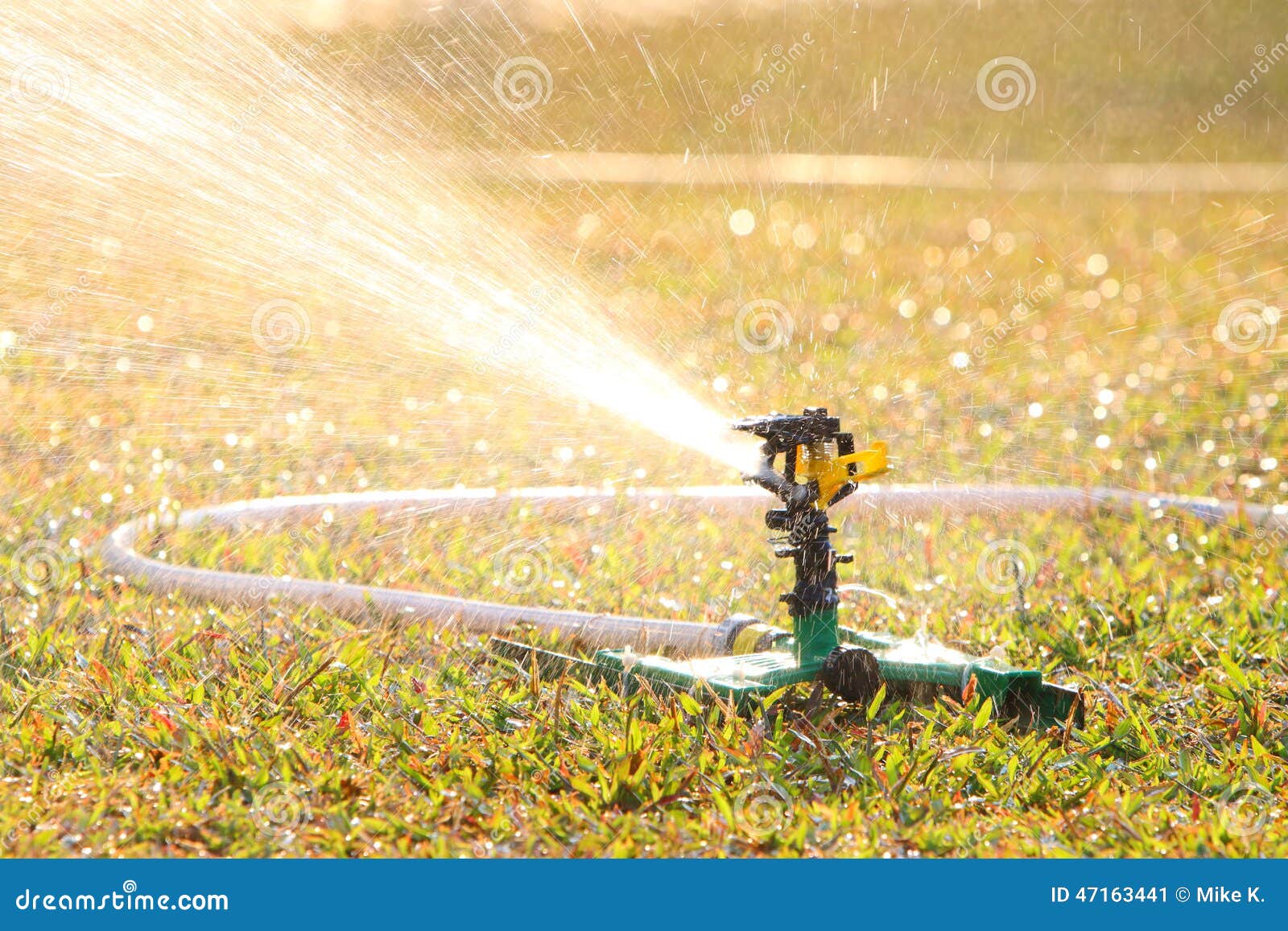 Lawn Sprinkler stock image. Image of watering, mechanic - 47163441