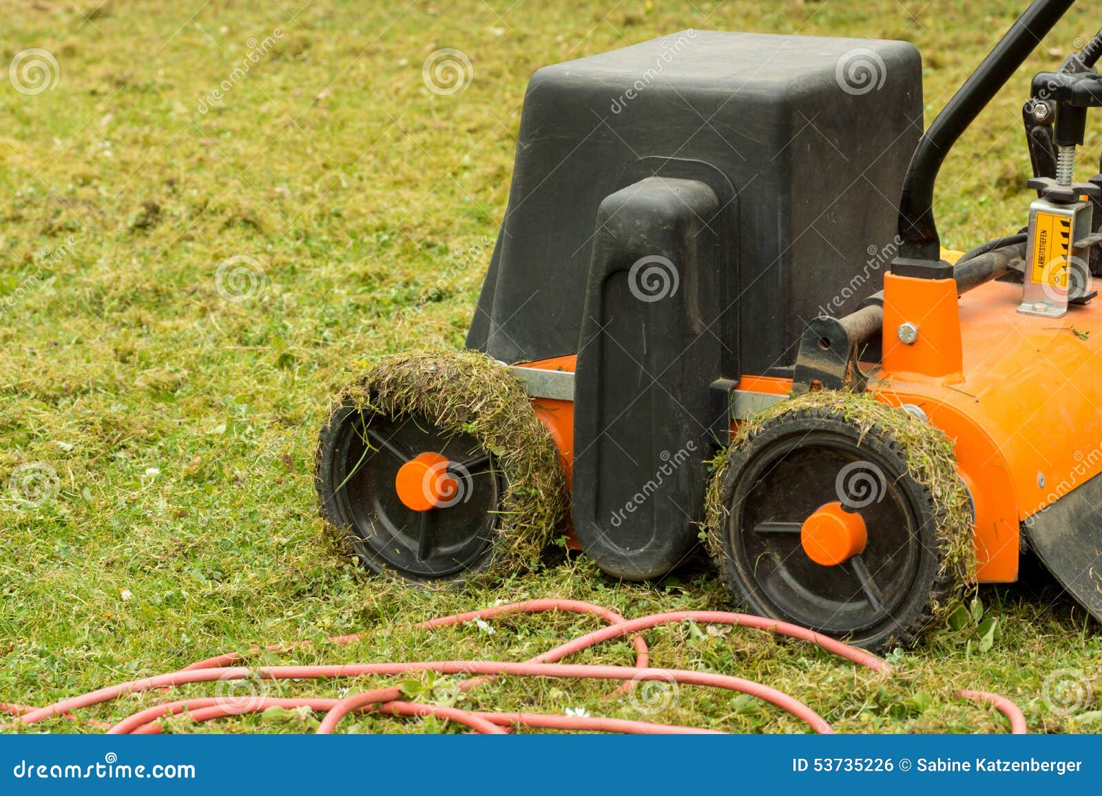 Lawn thatcher stock photo. Image of nature, mineral, farming - 53735226