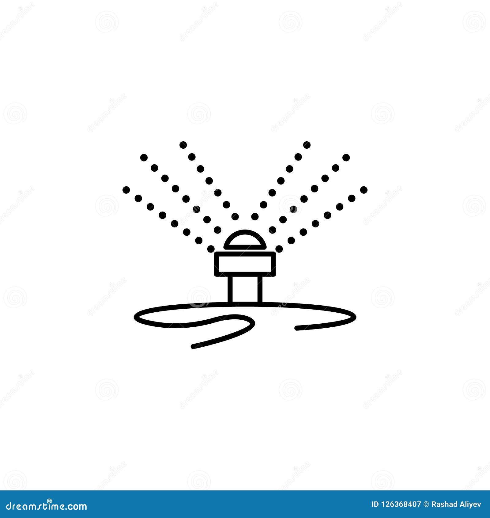 Lawn Watering System Icon. Element of Drip Watering Icon for Mobile ...