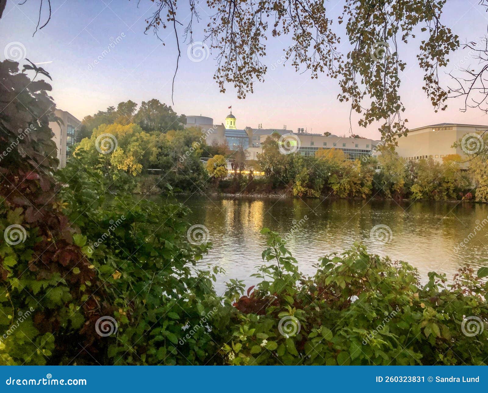 Lawrence University in Appleton, Wisconsin Fall View Stock Image ...