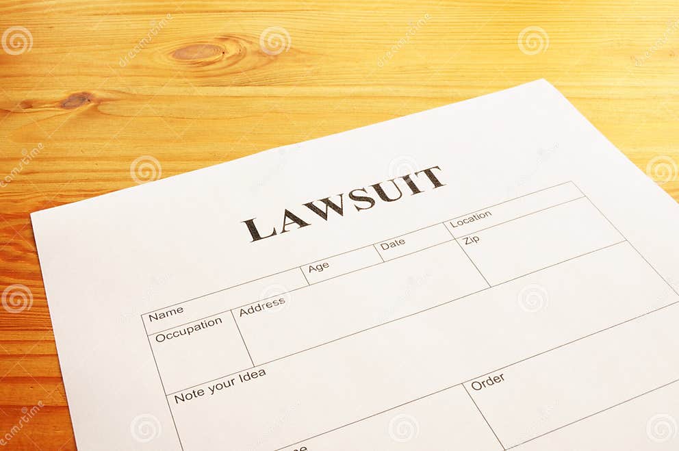 Lawsuit stock image. Image of lawsuit, paper, court, accident - 14863167