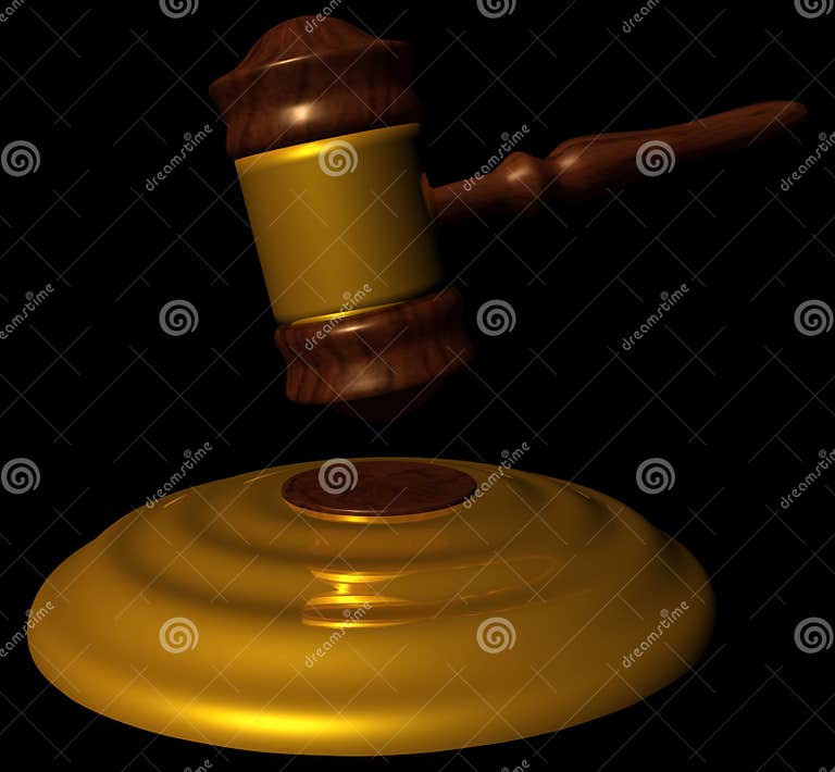 Lawyer hammer stock illustration. Illustration of court - 11765670