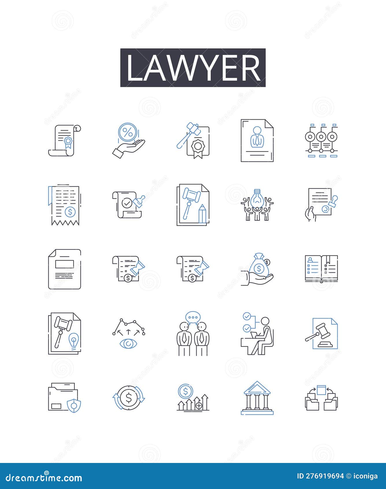 Lawyer Line Icons Collection. Algorithm, Blueprint, Visual, Flowchart ... Lawyer Line Icons Collection. Algorithm, Blueprint, Visual, Flowchart ...