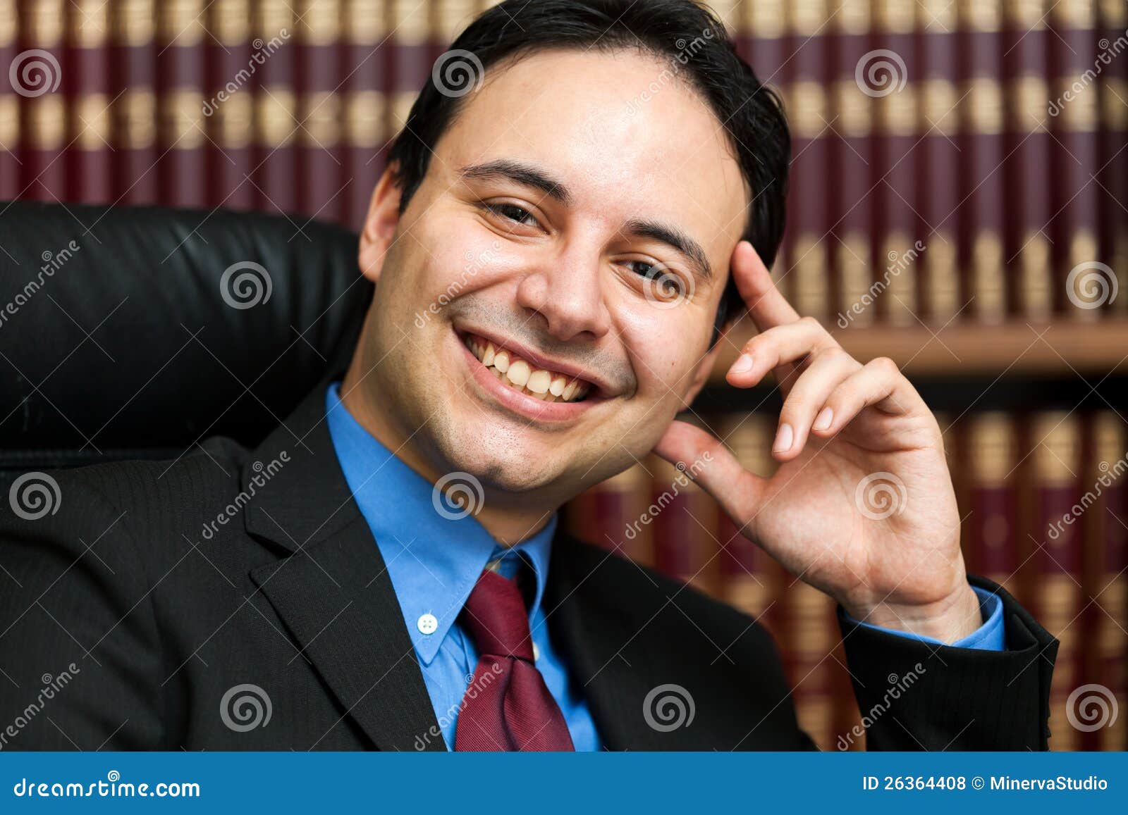 Lawyer portrait stock photo. Image of expertise, book - 26364408