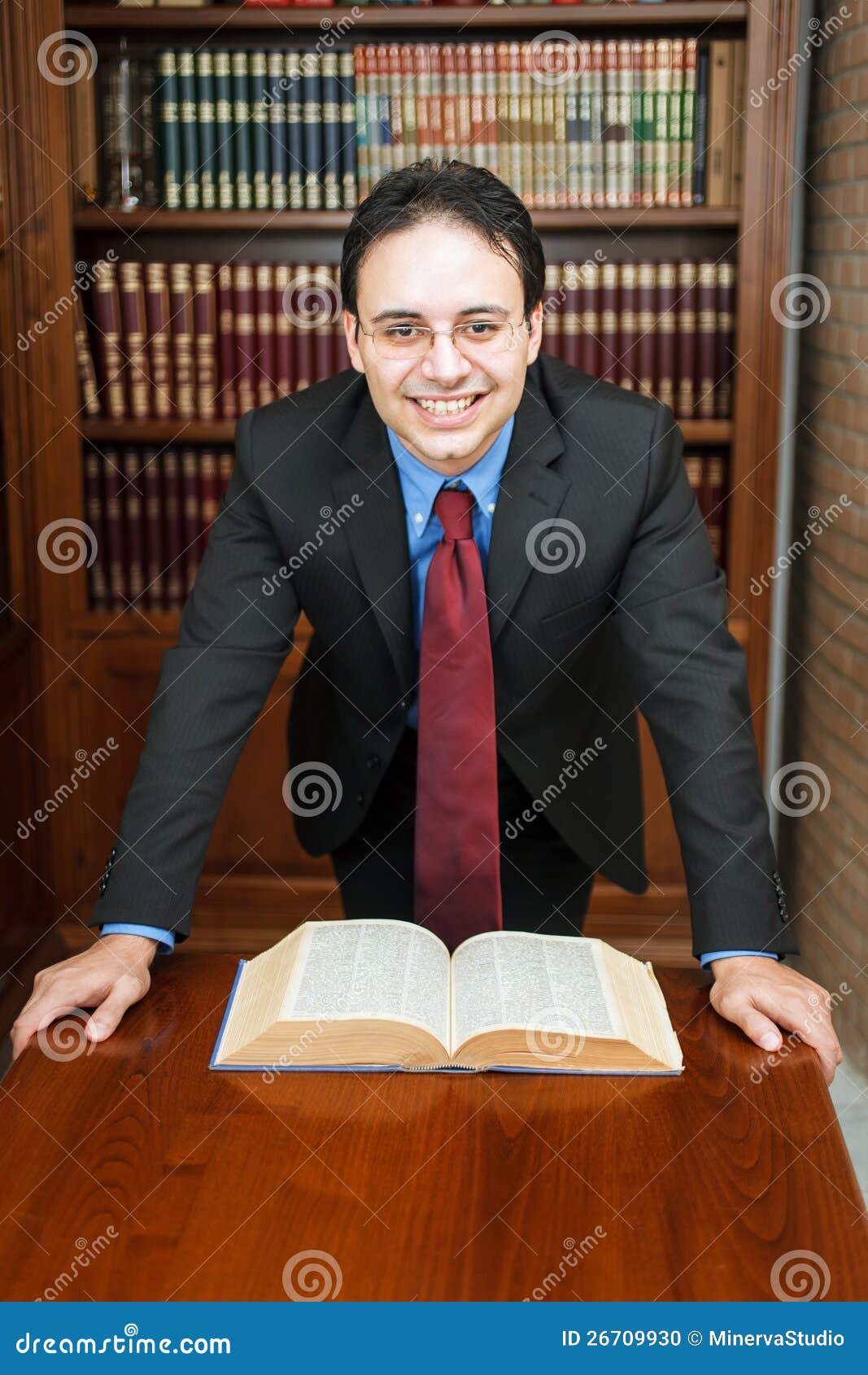 Lawyer portrait stock photo. Image of happy, lawyer, trust - 26709930