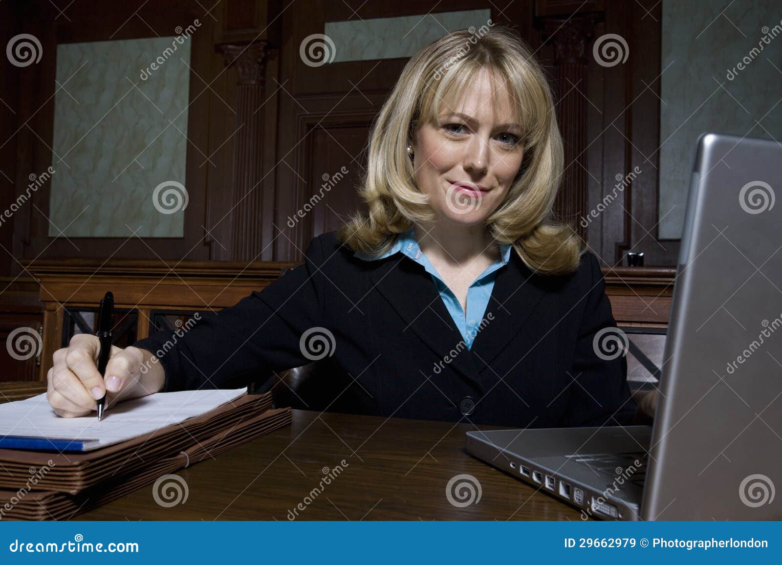 Lawyer Preparing Notes stock image. Image of confident - 29662979