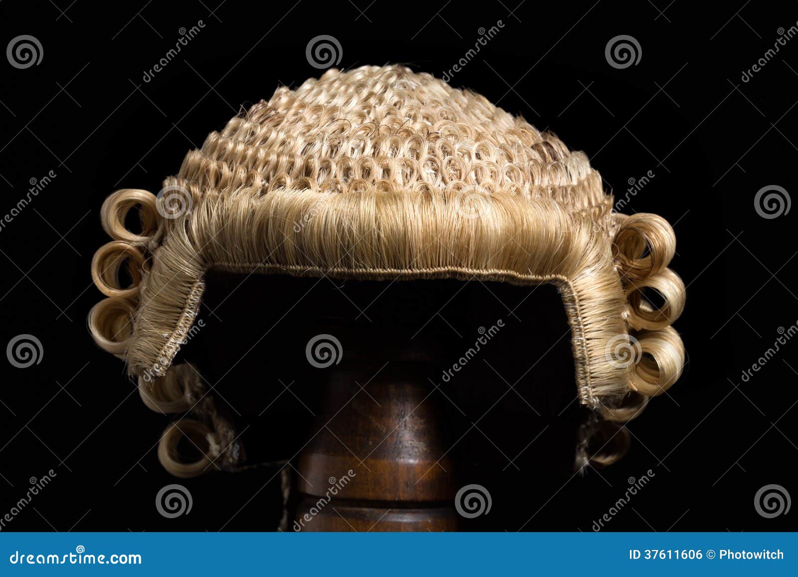 Lawyer s wig front stock photo. Image of symbol, front - 37611606