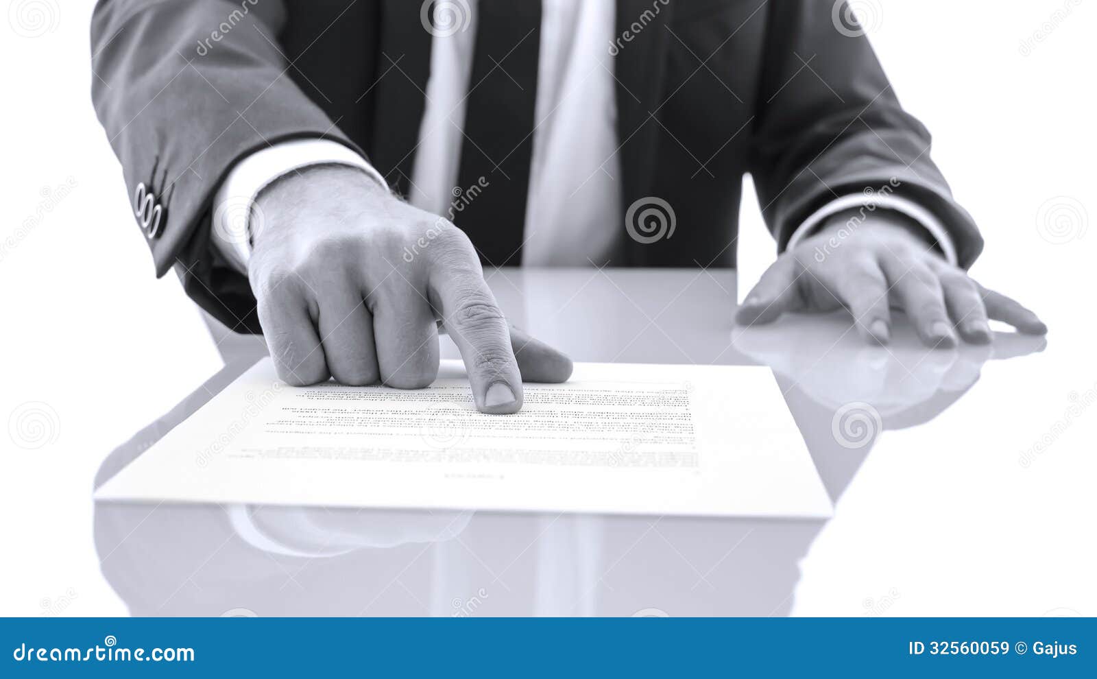 Lawyer Showing Client To Proof Read a Statement Stock Image - Image of ...