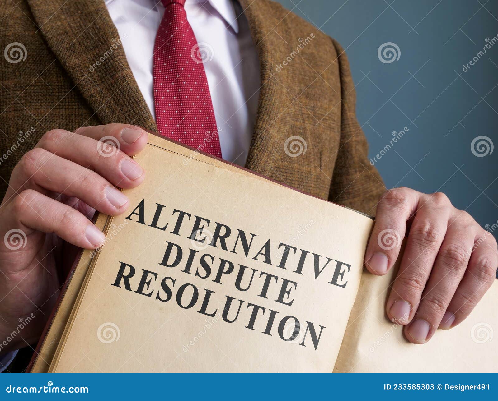 ADR - Alternative Dispute Resolution Acronym Text With Arrows, Business ...