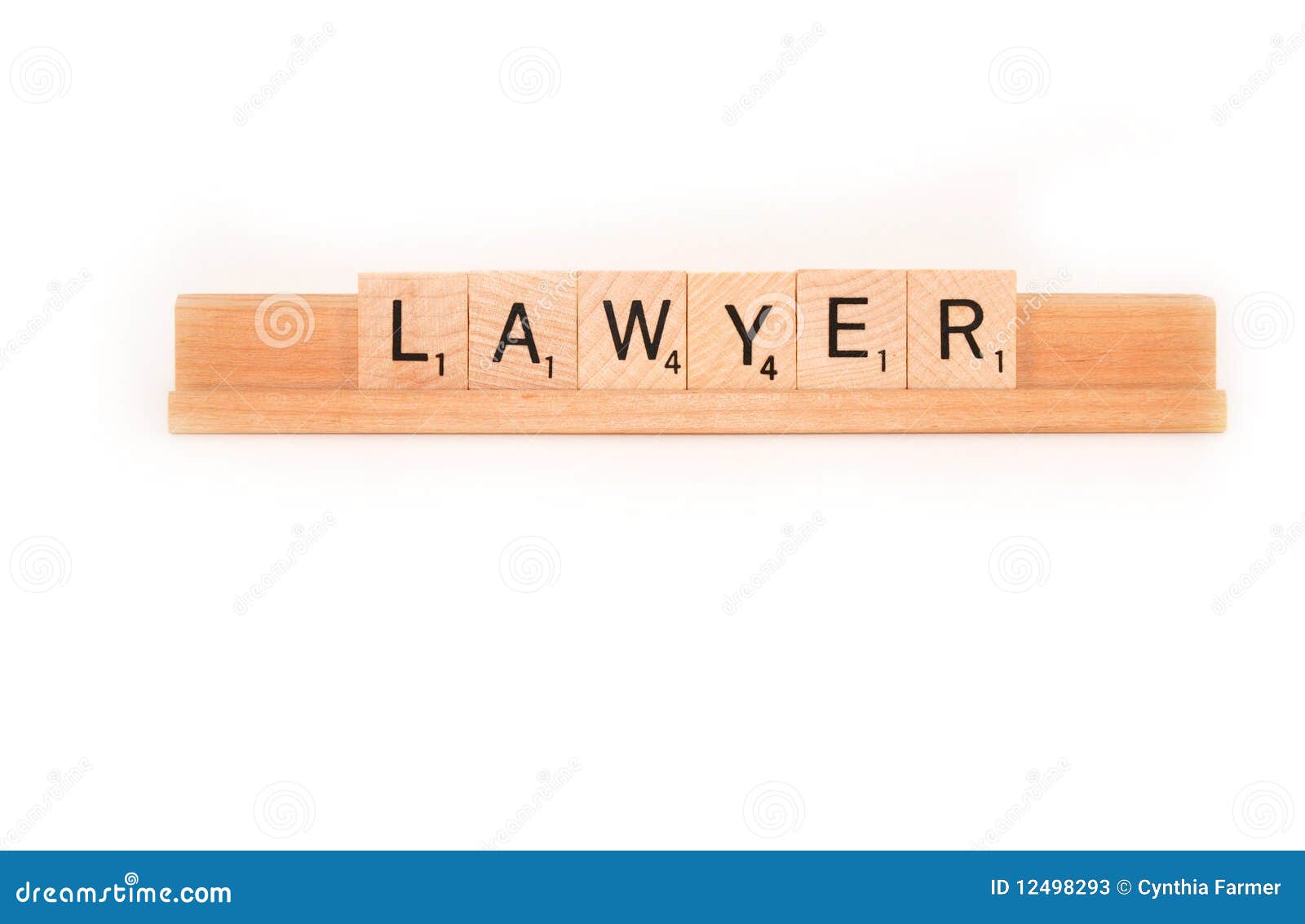 Lawyer spelling stock image. Image of wood, letters, tiles - 12498293
