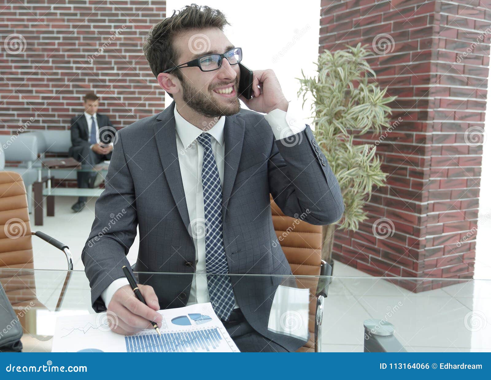 Lawyer Talking To a Client on the Smartphone Stock Photo - Image of ...