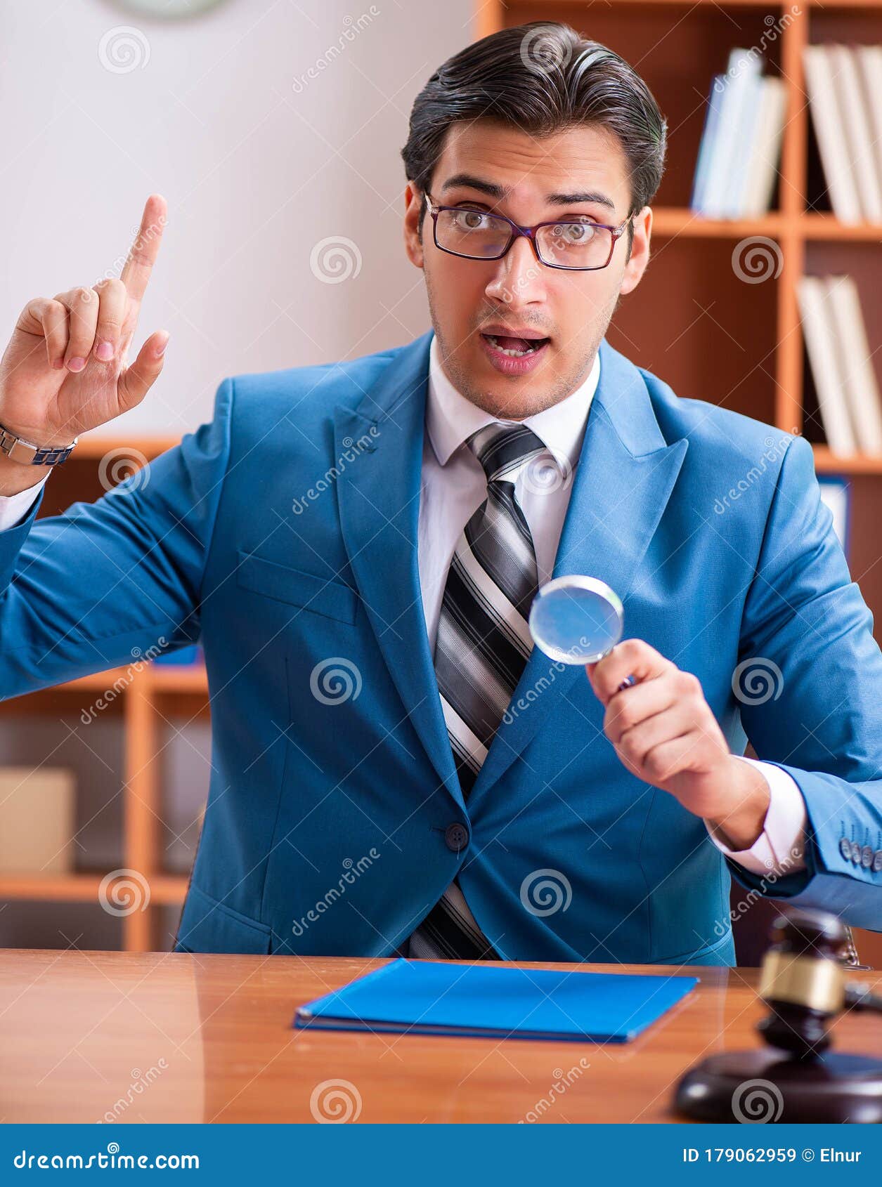 Lawyer Working in the Office Stock Image - Image of advocate, lawyer ...