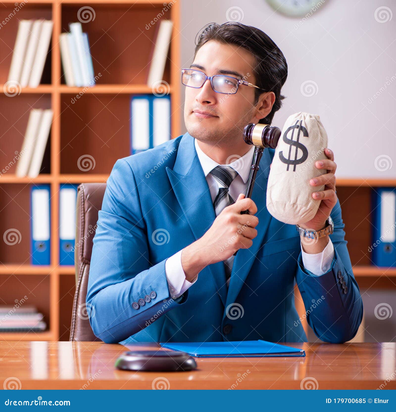Lawyer Working in the Office Stock Image - Image of counsel, judicial ...