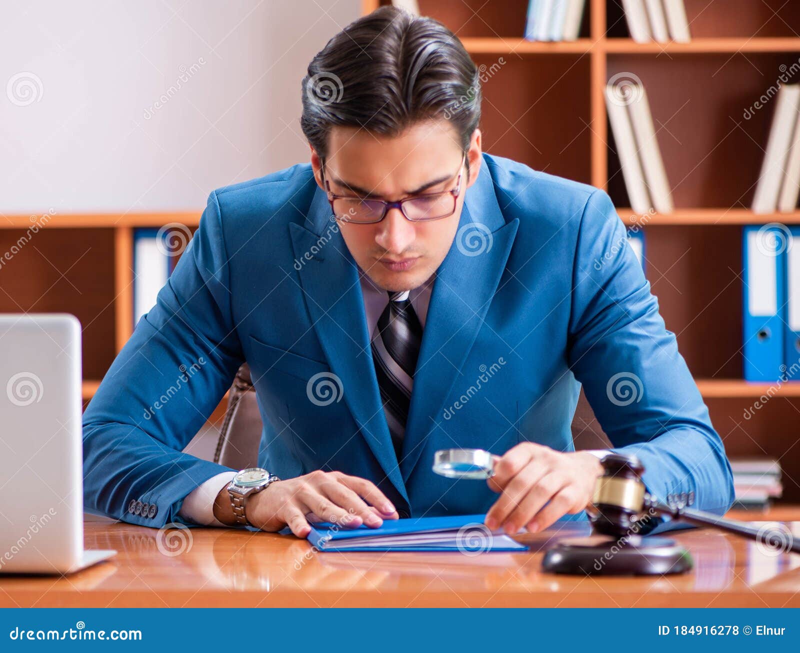 Lawyer Working in the Office Stock Photo - Image of judge, equality ...