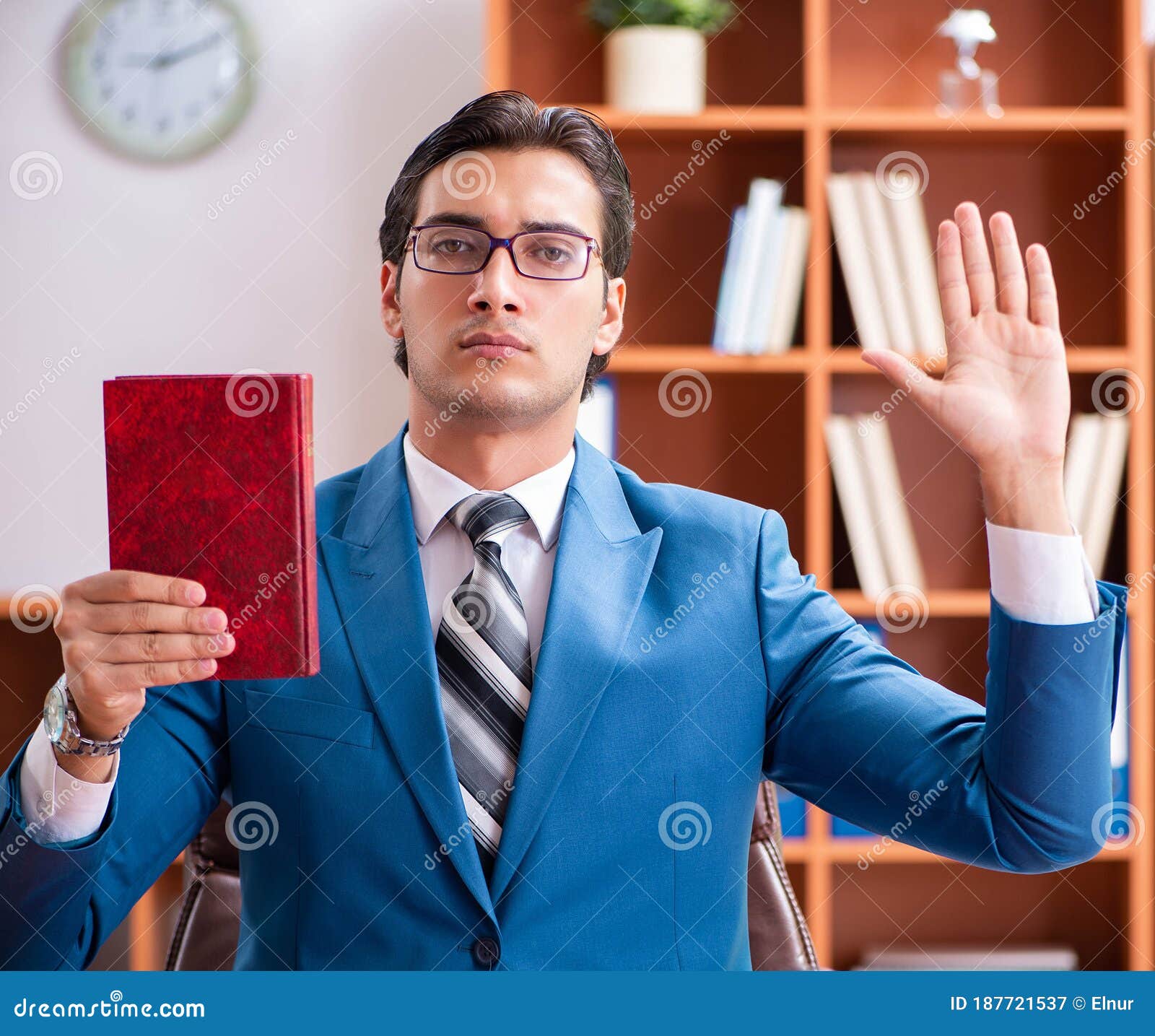 Lawyer Working in the Office Stock Image - Image of decision, legal ...