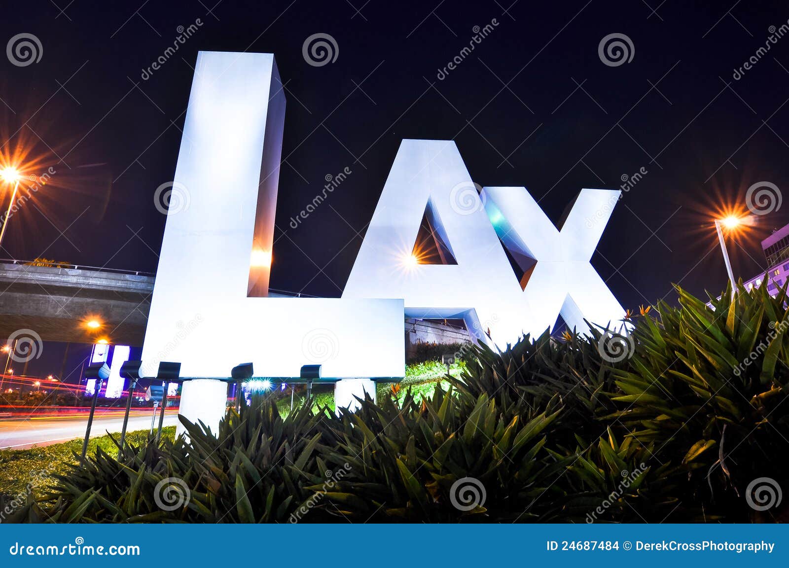 LAX editorial stock image. Image of landmark, america - 24687484