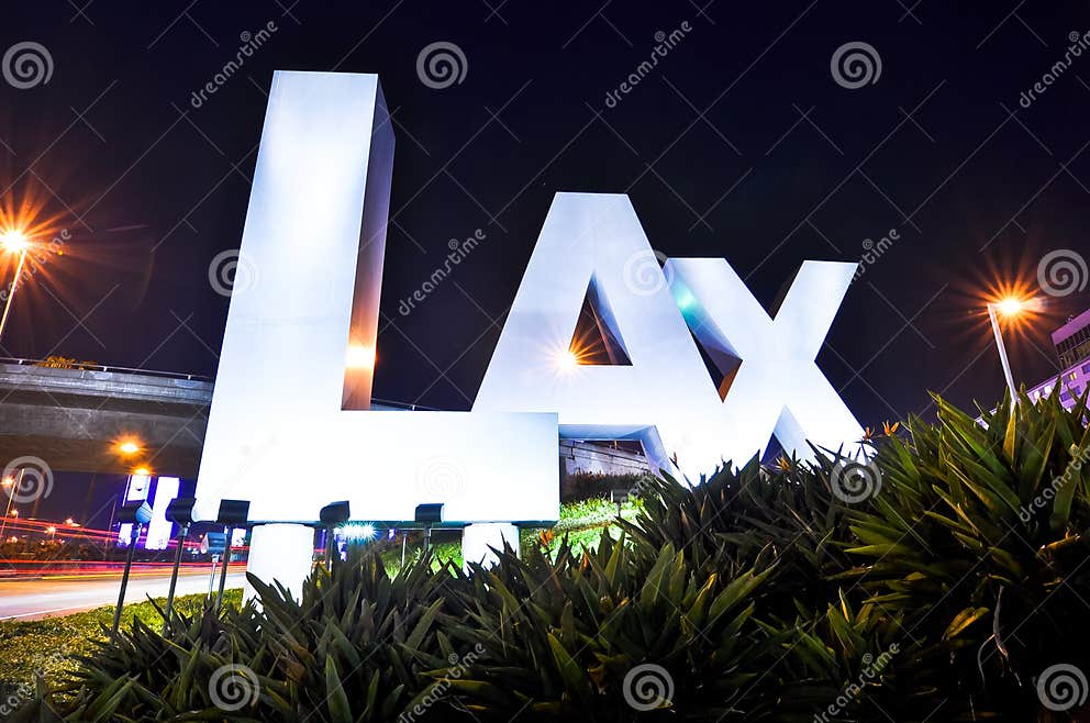LAX editorial stock image. Image of landmark, america - 24687484