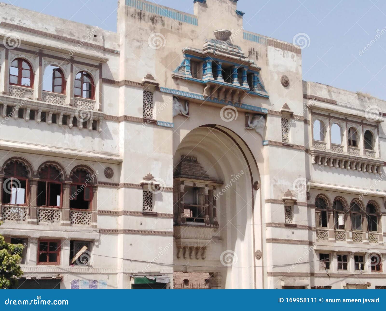 Laxami Gate in Androon Lahore Stock Image - Image of traditional ...