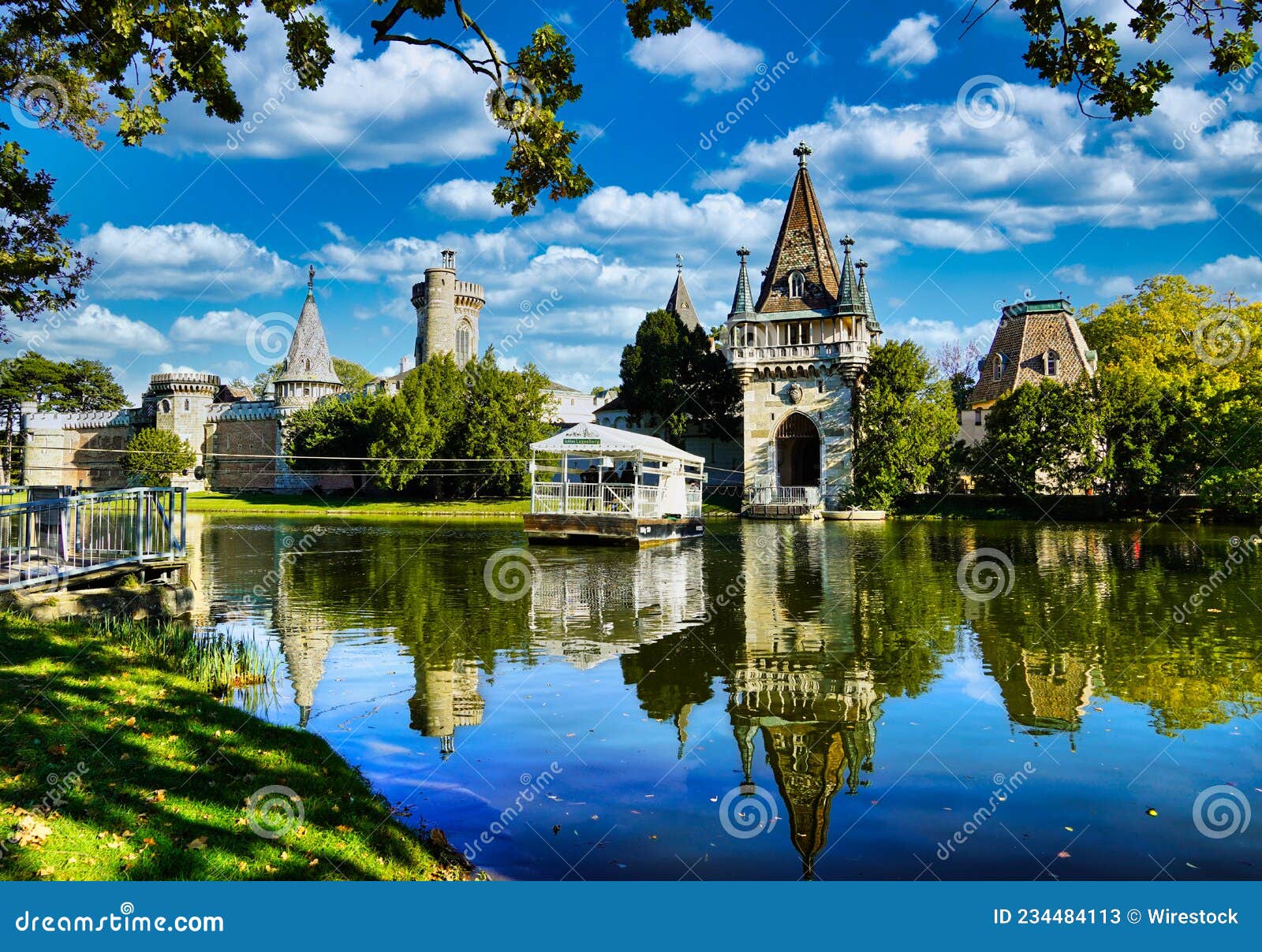 Laxenburg Castles Laxenburg Austria Stock Image - Image of architecture ...